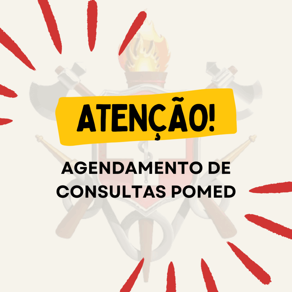 🚨 ATENÇÃO – AGENDAMENTO DE CONSULTAS POMED 🚨 – Saúde
